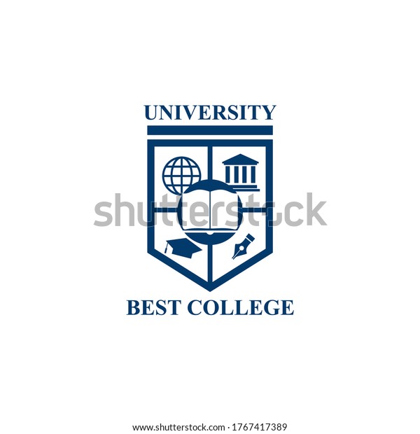 University Logo Concept Vector University Logo Stock Vector (Royalty ...