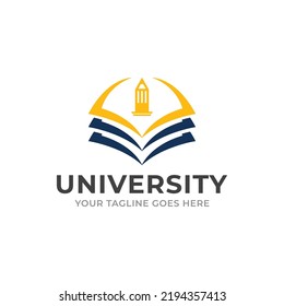University Logo Design Vector Template Stock Vector (Royalty Free) 2194357413 | Shutterstock