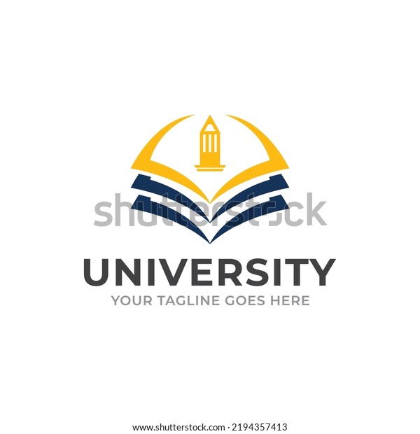 University Logo Design Vector Template: เวกเตอร์สต็อก (ปลอดค่าลิขสิทธิ์ ...