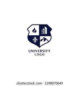 University Logo Vectors Stock Vector (Royalty Free) 1298070649 ...