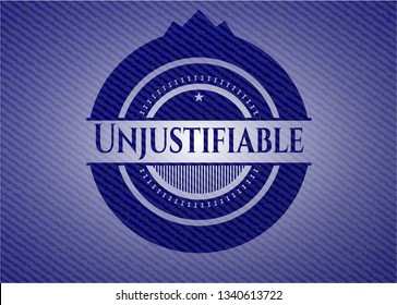 Unjustifiable Jean Background Stock Vector (Royalty Free) 1340613722 ...