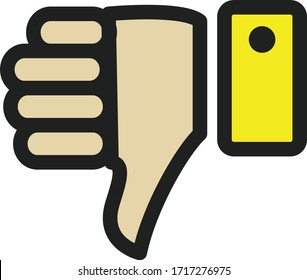 Unlike Icon Vector Illustration Flat Stock Vector (Royalty Free ...