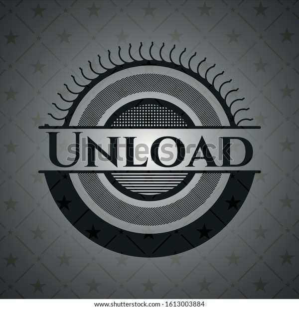 Unload Dark Icon Emblem Vector Illustration Stock Vector (Royalty Free ...