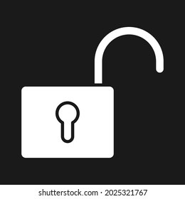 Unlock Lock Insecure Icon Vector Image Stock Vector (Royalty Free ...