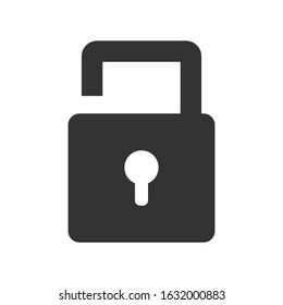 Unlock Password Icon Vector Graphics Stock Vector (Royalty Free ...