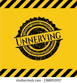 Unnerving Black Grunge Emblem Inside Yellow Stock Vector (Royalty Free ...
