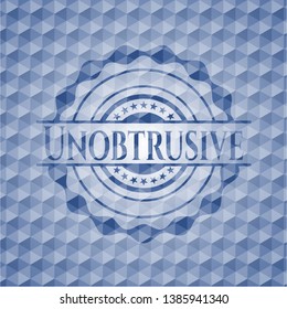 Unobtrusive Blue Hexagon Emblem Vector Illustration: เวกเตอร์สต็อก ...