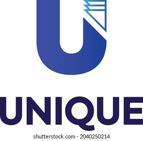 Unoque Logo Design Template Vector Stock Vector (Royalty Free ...