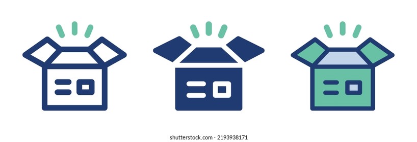 4,400 Unpack box icon Images, Stock Photos & Vectors | Shutterstock