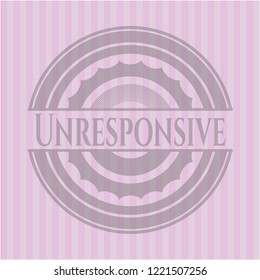 Unresponsive Pink Emblem Stock Vector (Royalty Free) 1221507256 ...