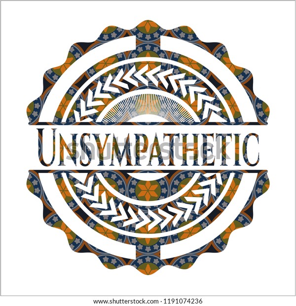 Unsympathetic Arabesque Emblem Background Arabic Decoration Stock ...