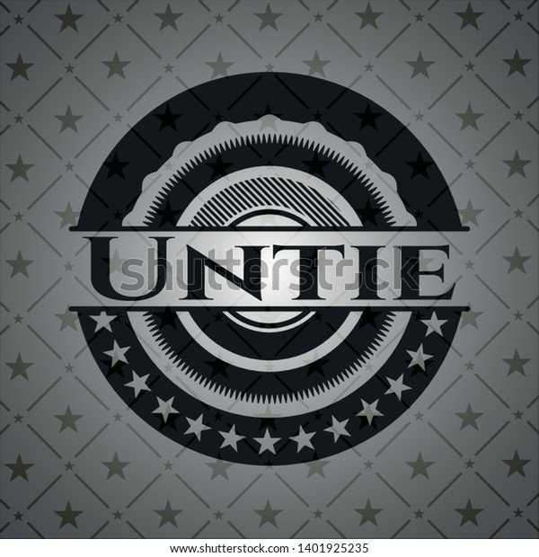 Untie Dark Icon Emblem Vector Illustration Stock Vector (Royalty Free ...
