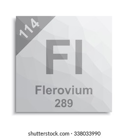 Ununquadium Element Periodic Table Stock Vector (Royalty Free) 338033990