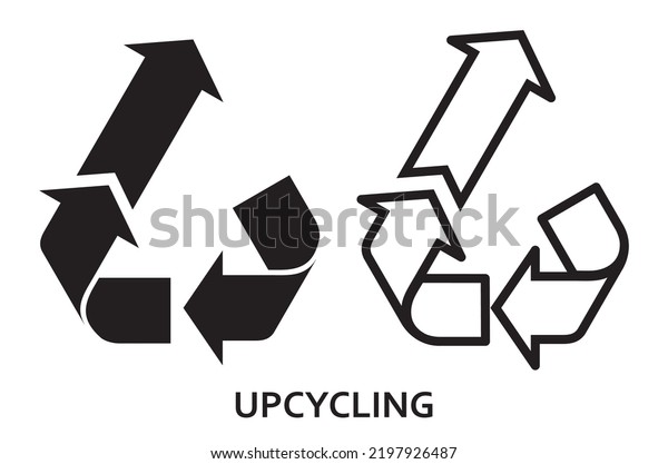 Upcycling Upcycle Icon Logo Vector Stock Vector (Royalty Free ...
