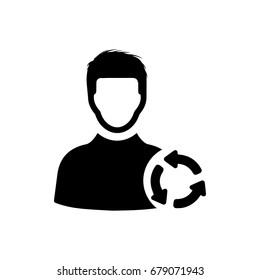 Update Account Icon Stock Vector (Royalty Free) 672031789