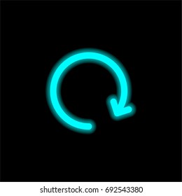 Update Arrow Blue Glowing Neon Ui Stock Vector (Royalty Free) 692543380 ...