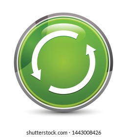 395 Update icon green glossy round button Images, Stock Photos ...