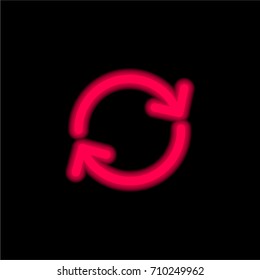 Update Arrows Red Glowing Neon Ui Stock Vector (Royalty Free) 710249962 ...