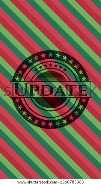 Update Christmas Emblem Background Vector Illustration Stock Vector ...