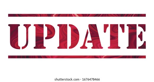 Update Colorful Isolated Vector Saying Stock Vector (Royalty Free ...