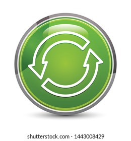 395 Update icon green glossy round button Images, Stock Photos ...