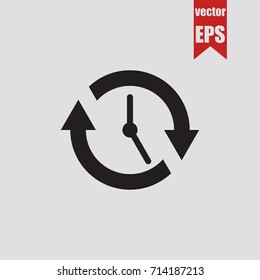 Update Icon Trendy Isolated On Grey Stock Vector (Royalty Free) 714187213