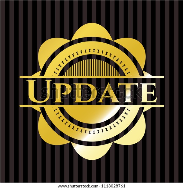 Update Shiny Badge Stock Vector (Royalty Free) 1118028761 | Shutterstock