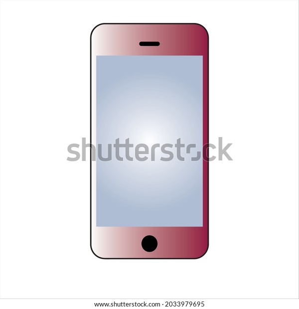 Updated Phone Icon Front View Logo: เวกเตอร์สต็อก (ปลอดค่าลิขสิทธิ์ ...