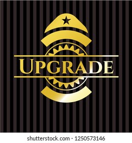 Upgrade Golden Emblem Stock Vector (Royalty Free) 1250573146 | Shutterstock