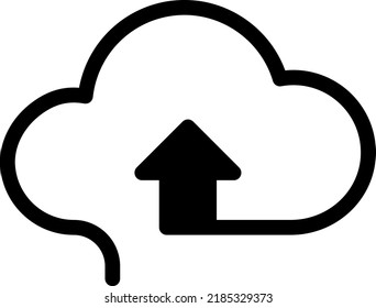 Upload Vector Illustration On Transparent Background Stock Vector ...