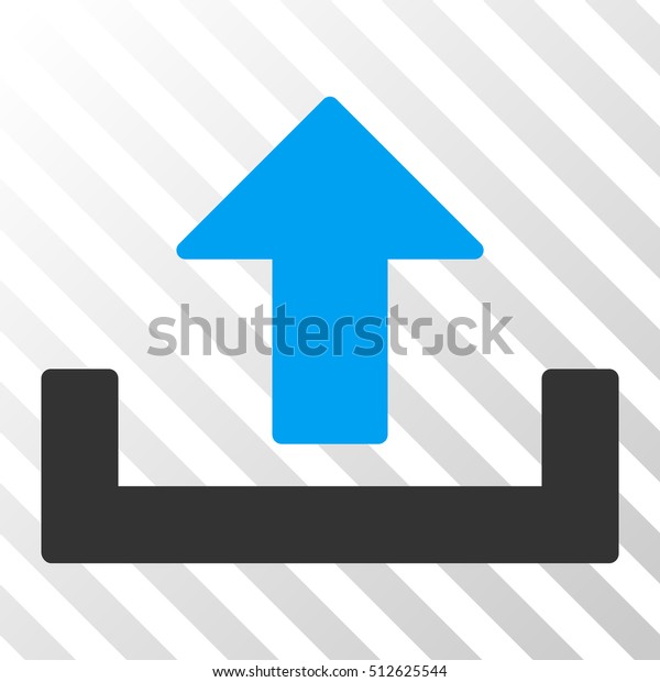 Upload Vector Pictogram Illustration Style Flat Stock Vector (Royalty ...