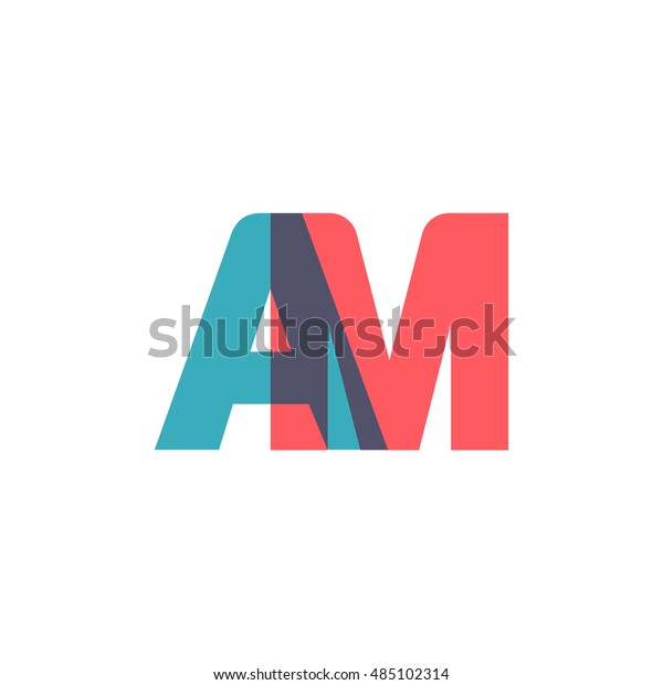 Uppercase Logo Modern Classic Pale Blue Stock Vector (Royalty Free ...