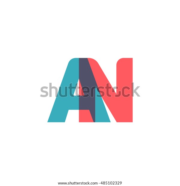 Uppercase Logo Modern Classic Pale Blue Stock Vector (Royalty Free ...