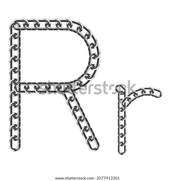 La letra R mayúscula y minúscula: vector de stock (libre de regalías ...