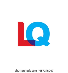 Uppercase Lq Logo Red Blue Overlap Stock Vector (Royalty Free ... Uppercase Lq Logo Red Blue Overlap Stock Vector (Royalty Free ...