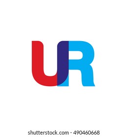 Ur Initial Logo Design Stock Vector (Royalty Free) 468746690 | Shutterstock