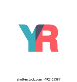 Uppercase Yr Logo Modern Classic Pale Stock Vector (Royalty Free ...