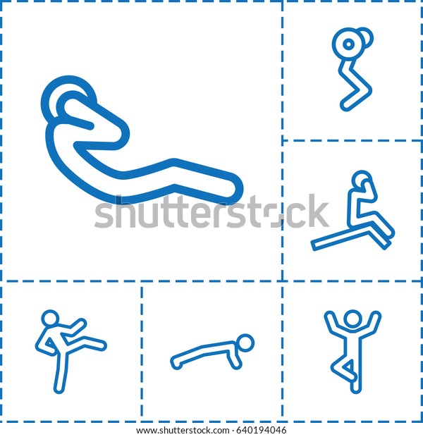 Ups Icon Set 6 Ups Outline Stock Vector (Royalty Free) 640194046 ...