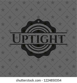 Uptight Dark Emblem Retro Stock Vector (Royalty Free) 1224850354 ...