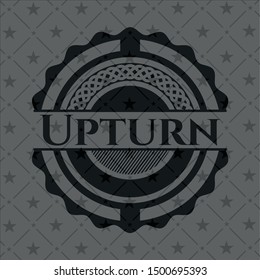 Upturn Realistic Black Emblem Vector Illustration Stock Vector (Royalty ...
