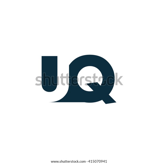 Uq Logo Vector Graphic Branding Letter Stock Vector (Royalty Free ...