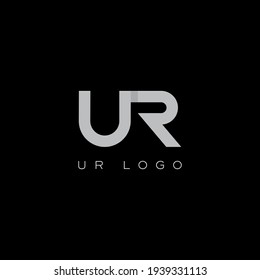 Ur Logo Design Vector Illustration Stock Vector (Royalty Free ...