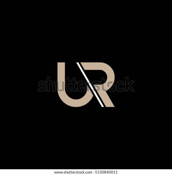 Ur Ru Letter Designs Logo Icons: เวกเตอร์สต็อก (ปลอดค่าลิขสิทธิ์ ...