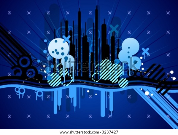 Urban Background Grunge Flyer Stock Vector (Royalty Free) 3237427 ...