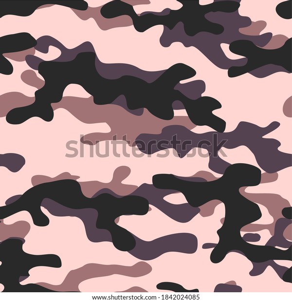 Urban Camouflage Vector Seamless Print Stock Vector (Royalty Free ...