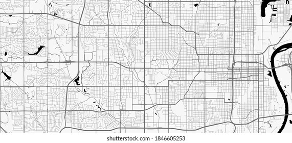 Urban City Map Omaha Vector Illustration Stock Vector (Royalty Free ...