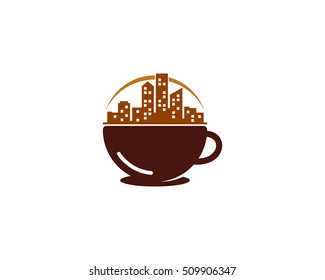 Urban Coffee Logo Design Template Stock Vector (Royalty Free) 509906347 ...