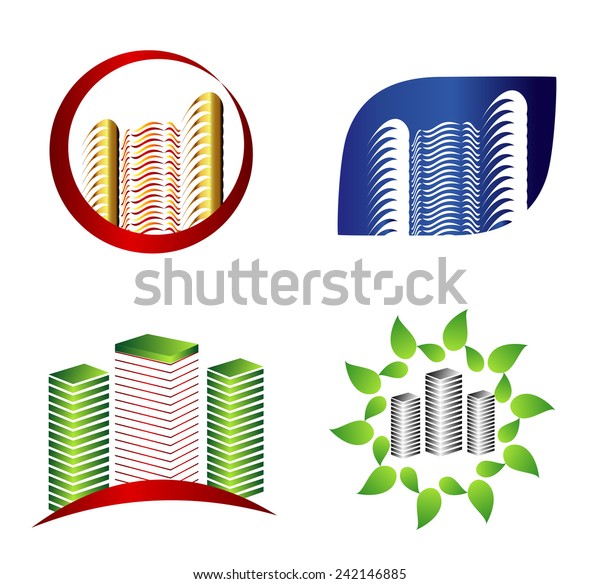 Urban Icons Logo Set Stock Vector (Royalty Free) 242146885 | Shutterstock
