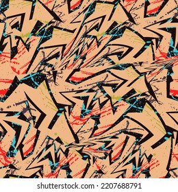 Urban Seamless Triangle Pattern Curved Geometry Stock Vector (Royalty ...
