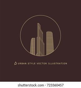 Urban Style Vector Logo Stock Vector (Royalty Free) 723360457 ...